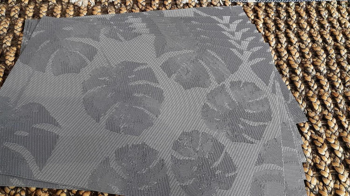 Set de 6 Individuales Limpiables Beige Hoja – Terraestilo